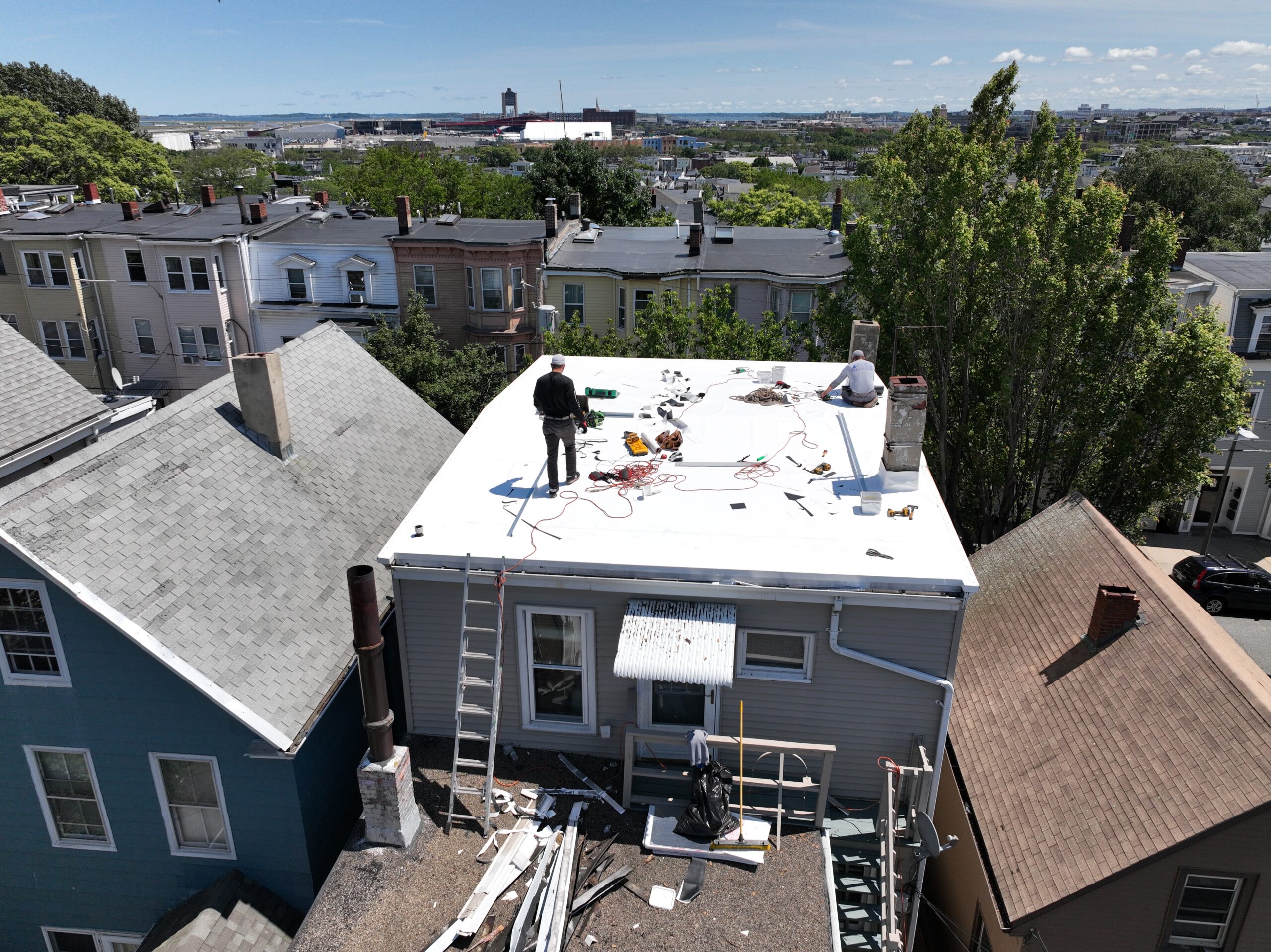 122 Eutaw St Boston Roofing: Transforming Low-Slope Flat Roofs